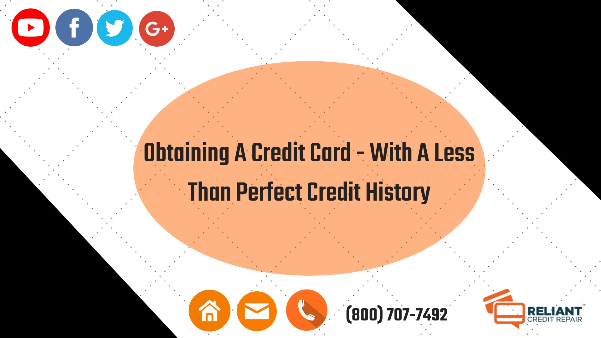 Obtaining A Credit Card - With A Less Than Perfect Credit History